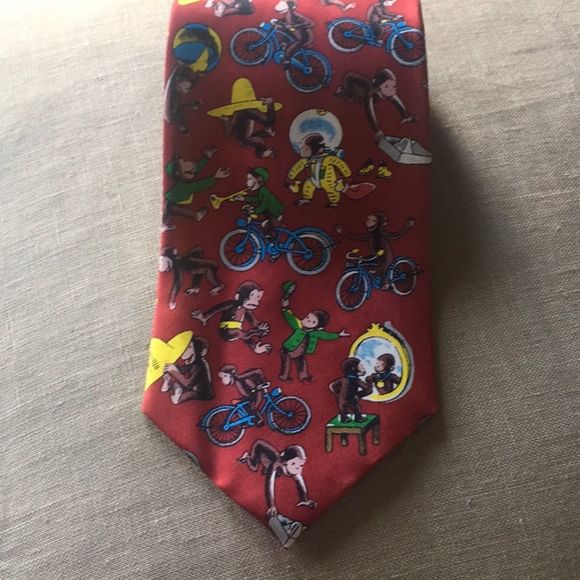 Accessories | Curious George Tie New | Poshmark